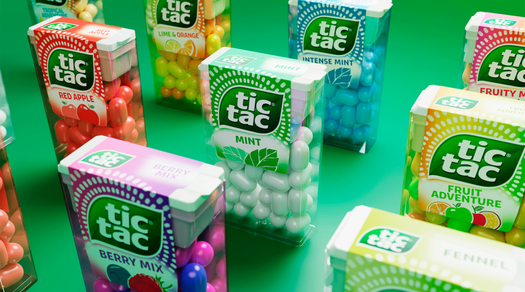 La nouvelle identité iconique mondiale de Tic Tac | Team Créatif